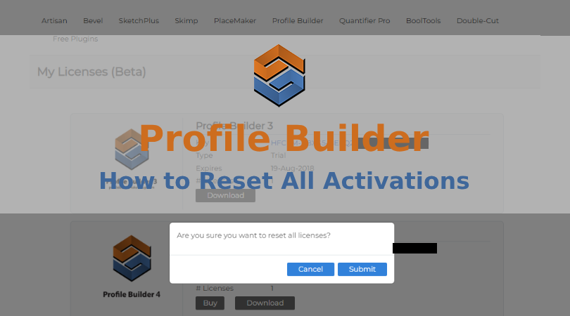 Profile Builder : How to Reset All Activations | 8baht.com